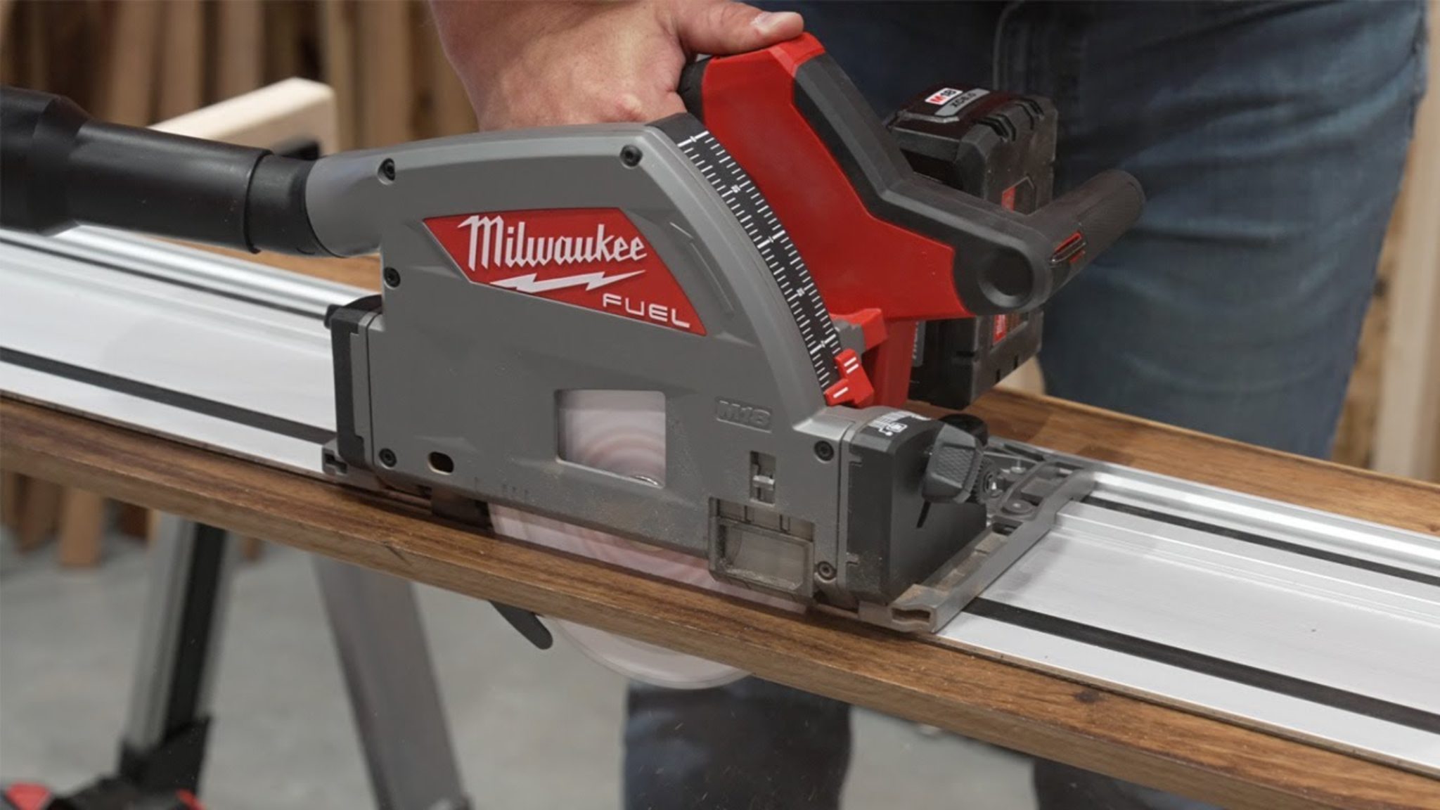 New Milwaukee M18 Fuel Cordless Track Saw - Pipeline 2022 - Top Pro ...