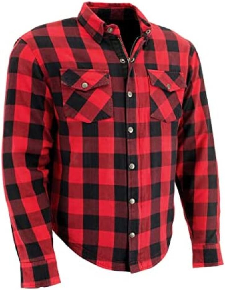 "Gear Up in Style and Safety with Milwaukee Leather's Plaid Flannel ...