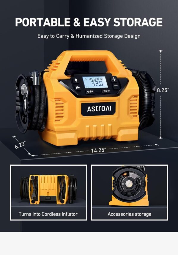 AstroAI Cordless Tire Inflator Portable Air Compressor Review - Top Pro Tools 24 - Premium Power ...