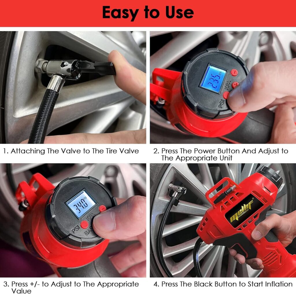 Cordless Tire Inflator Air Compressor Review - Top Pro Tools 24 - Premium Power Tools, Hand ...