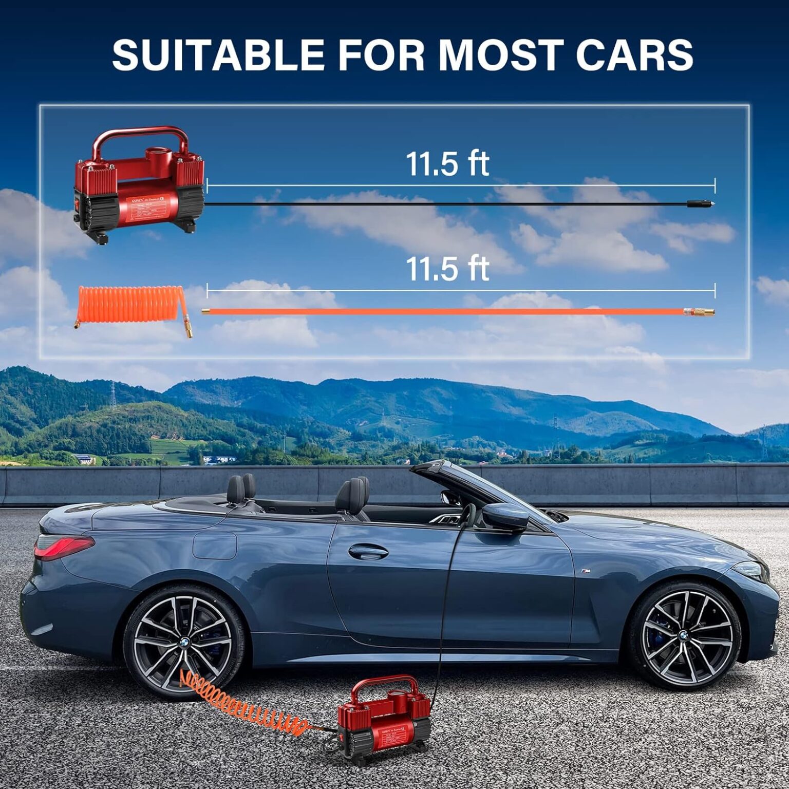 GSPSCN Red Tire Inflator Review - Top Pro Tools 24 - Premium Power Tools, Hand Tools & Accessories