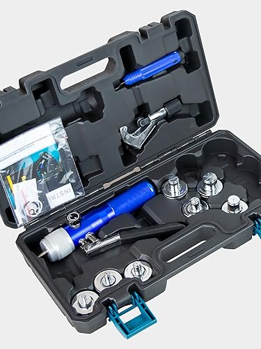 Compact Hydraulic Copper Pipe Expander Kit with 7 Heads (3/8"~1-1/8 ...