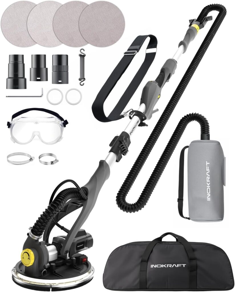 Pro Drywall Sander 820W Vacuum Dust Collector Popcorn Ceiling Removal ...