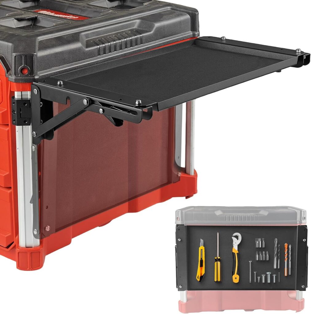 Milwaukee Packout Magnetic Folding Work Table - Portable Tool Tray ...