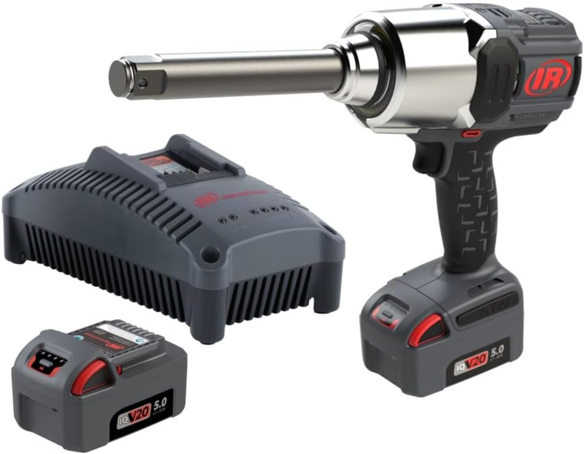 Powerful Ingersoll Rand 20V Cordless Impact Wrench Kit 2000ft-lb 6 ...