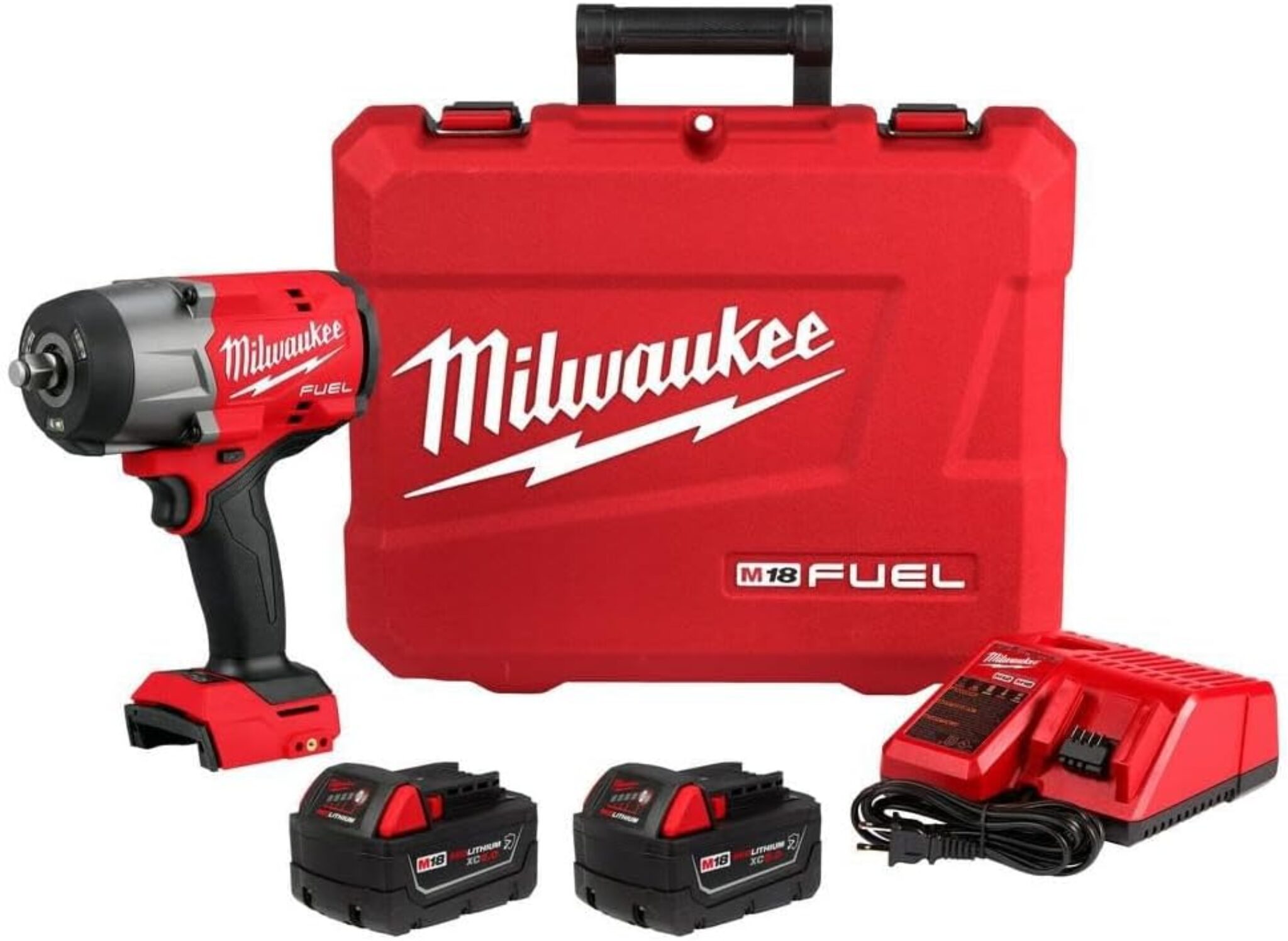 Milwaukee M18 FUEL 1/2" Impact Wrench - High Torque w/ Friction Ring ...
