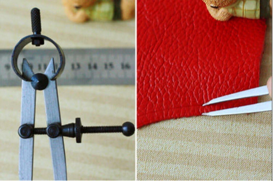Leather Craft Edge Creaser Compass Tool - DIY Adjustable Wing Divider 4 ...