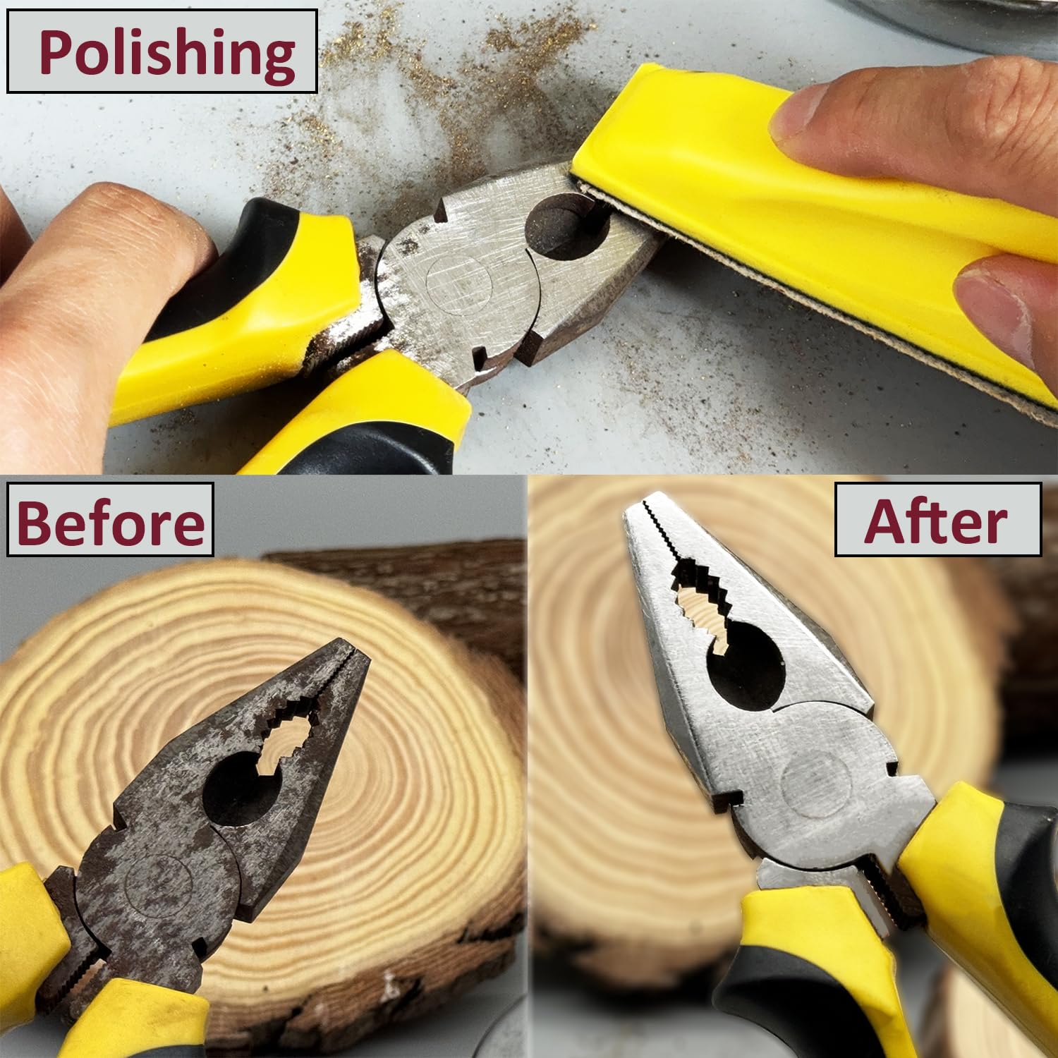 Precision Mini Sander Kit: 70 Grit Sandpaper Set for Crafts, Wood ...