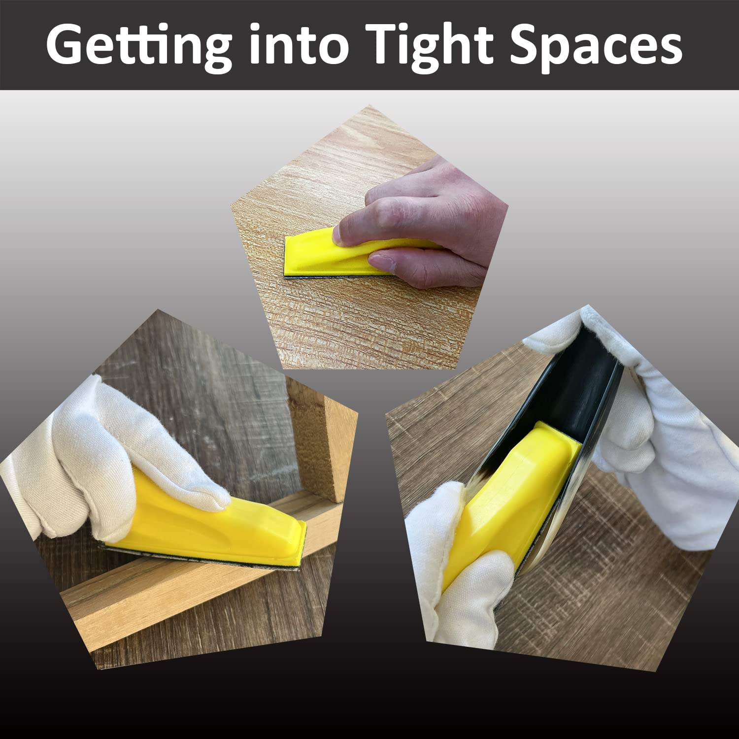 Precision Mini Sander Kit: 70 Grit Sandpaper Set for Crafts, Wood ...